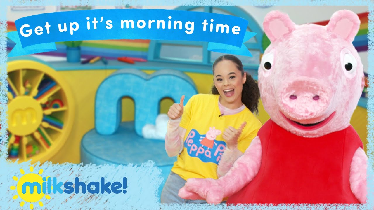 Milkshake! Studio Dances | Get up it's morning time | Kiera and Peppa ...