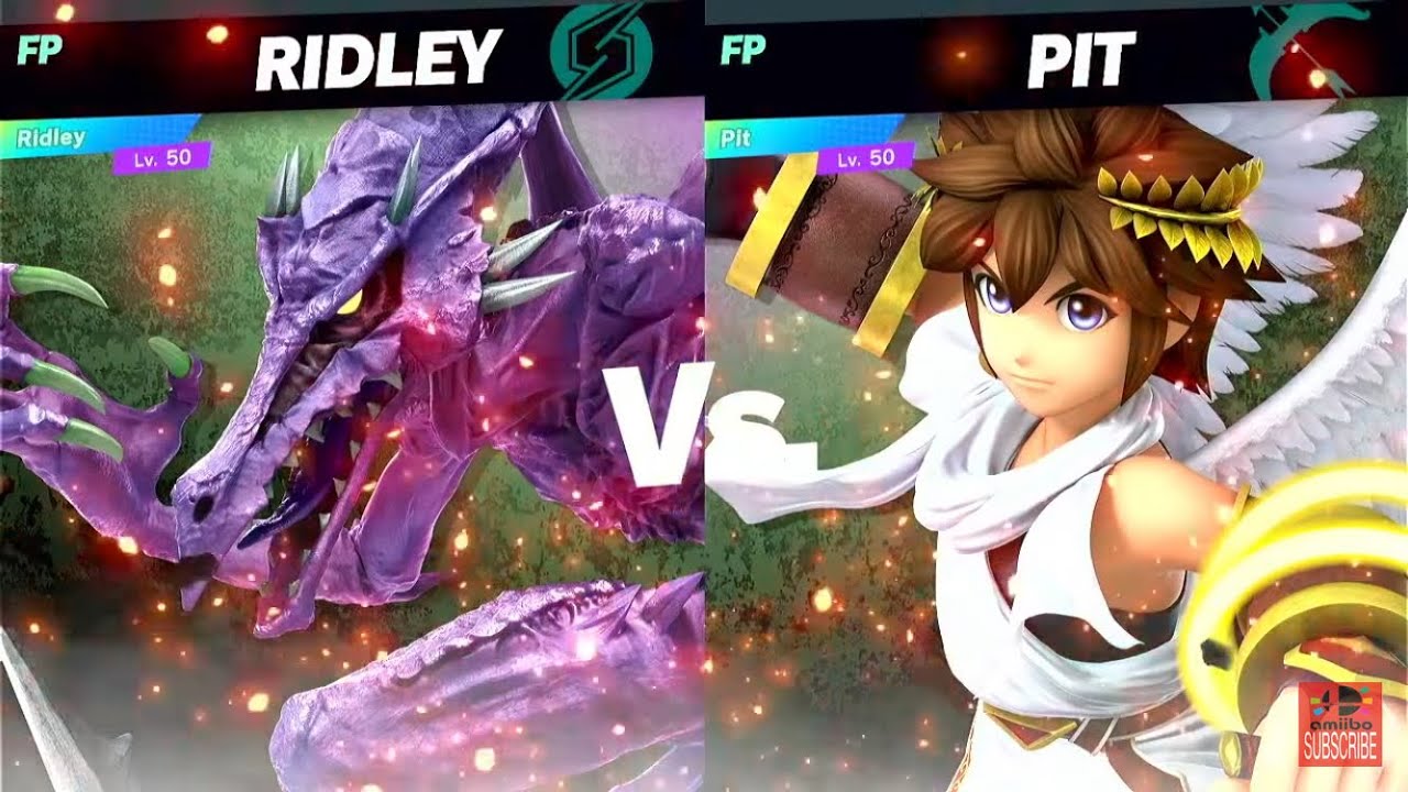 Super Smash Bros Ultimate Amiibo Fights Ridley vs the World #28 vs Pit ...