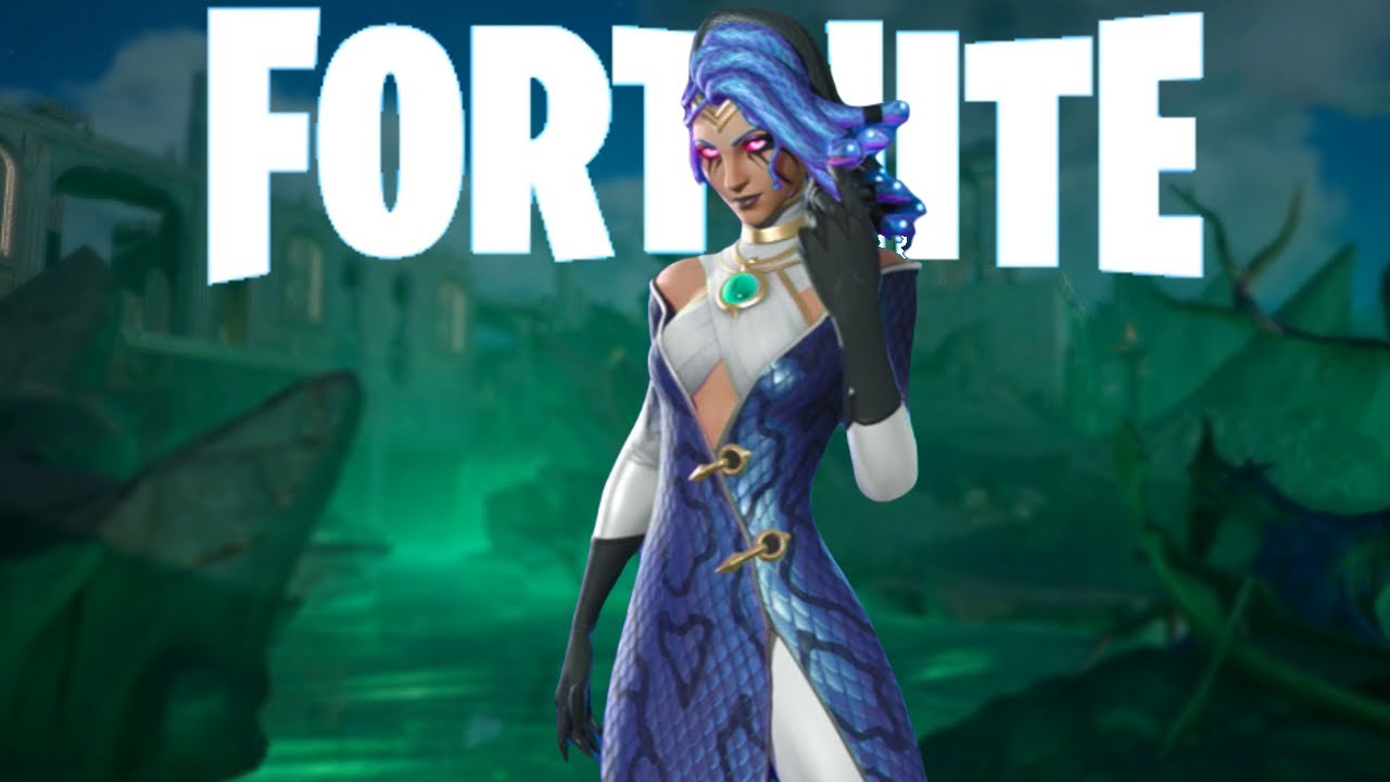 MEDUSA SKIN Gameplay - Fortnite [Chapter 5 Season 2 Battle Pass] - YouTube
