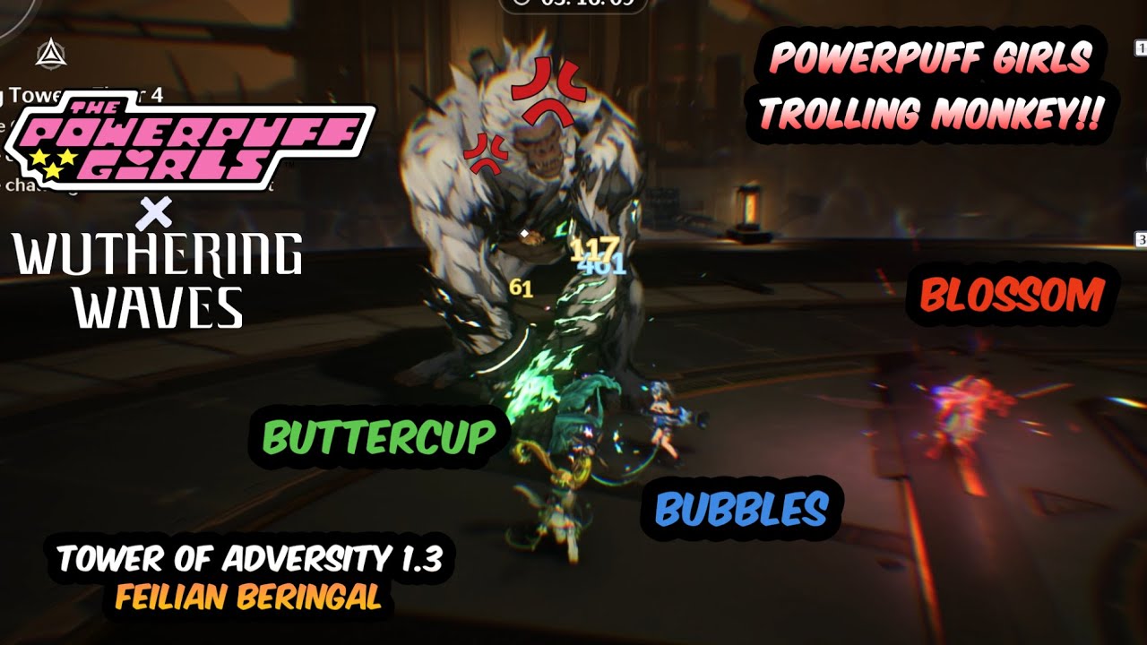Powerpuff Girls Wuwa Vs Mojo Jojo! | Youhu, Encore & Verina Team ...