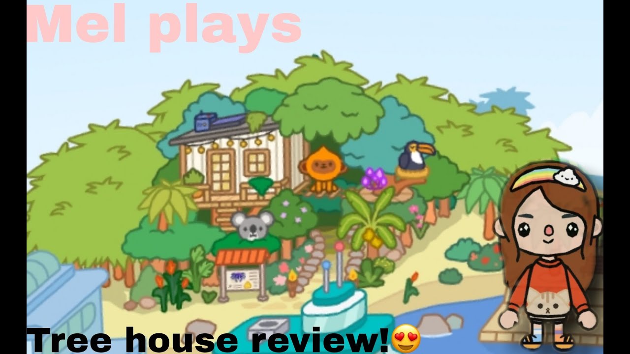 Toca boca | Treehouse review 🌳🏡 | Mel plays 😁 - YouTube
