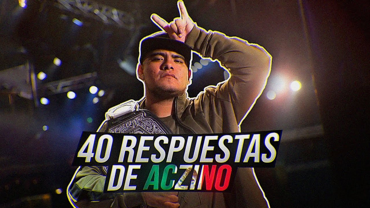 Las 40 MEJORES RESPUESTAS de ACZINO... ¿El Mejor? 🐐 | Subtitulado - YouTube