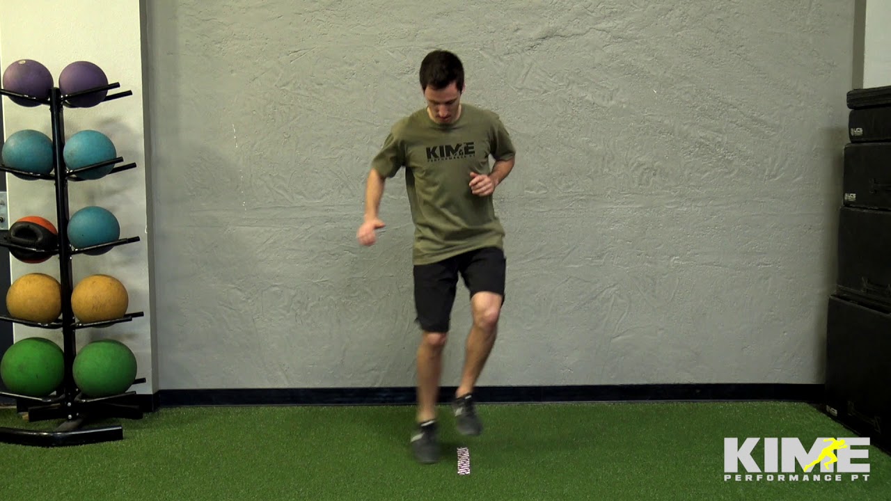 One Foot Lateral Line Hops - YouTube