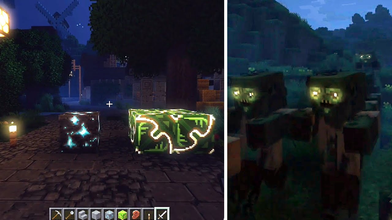 OFFICIELE MINECRAFT GRAPHICS UPDATE! - YouTube