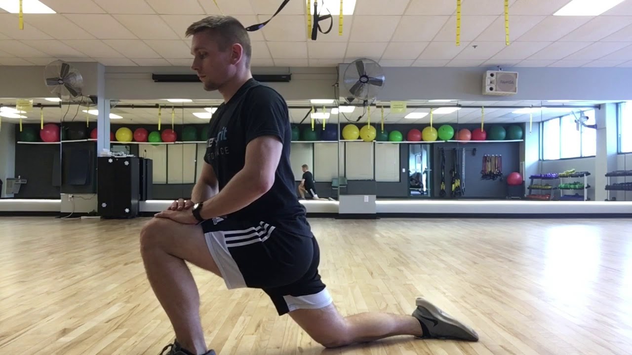 Lunge Stretch - YouTube