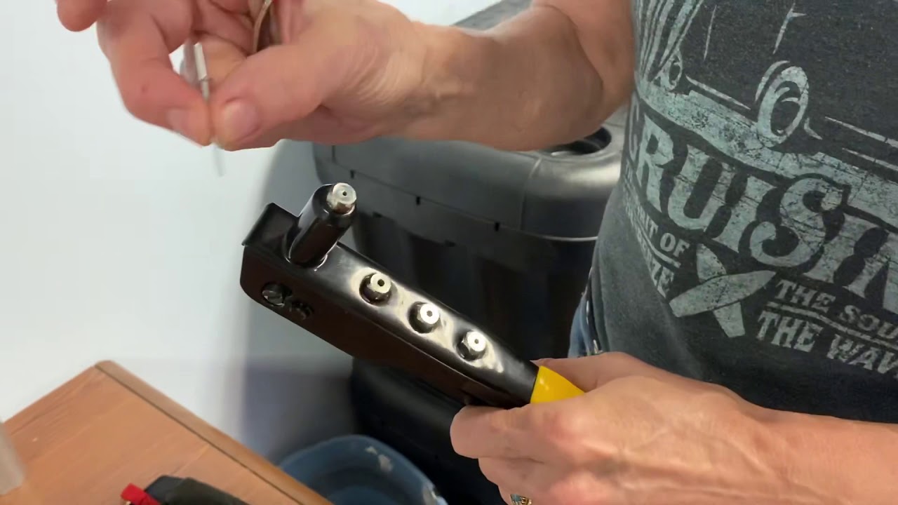 Pop Rivet Operation - YouTube