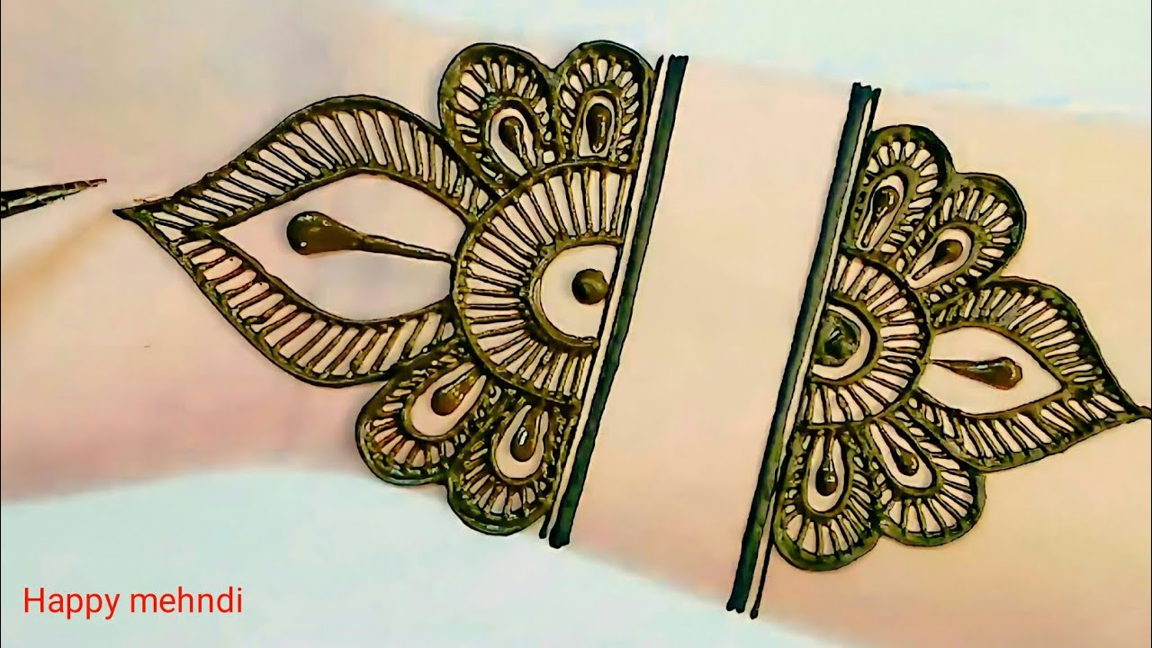 Unique and Stylish full Hand arabic mehndi design | Eid Beautiful ...