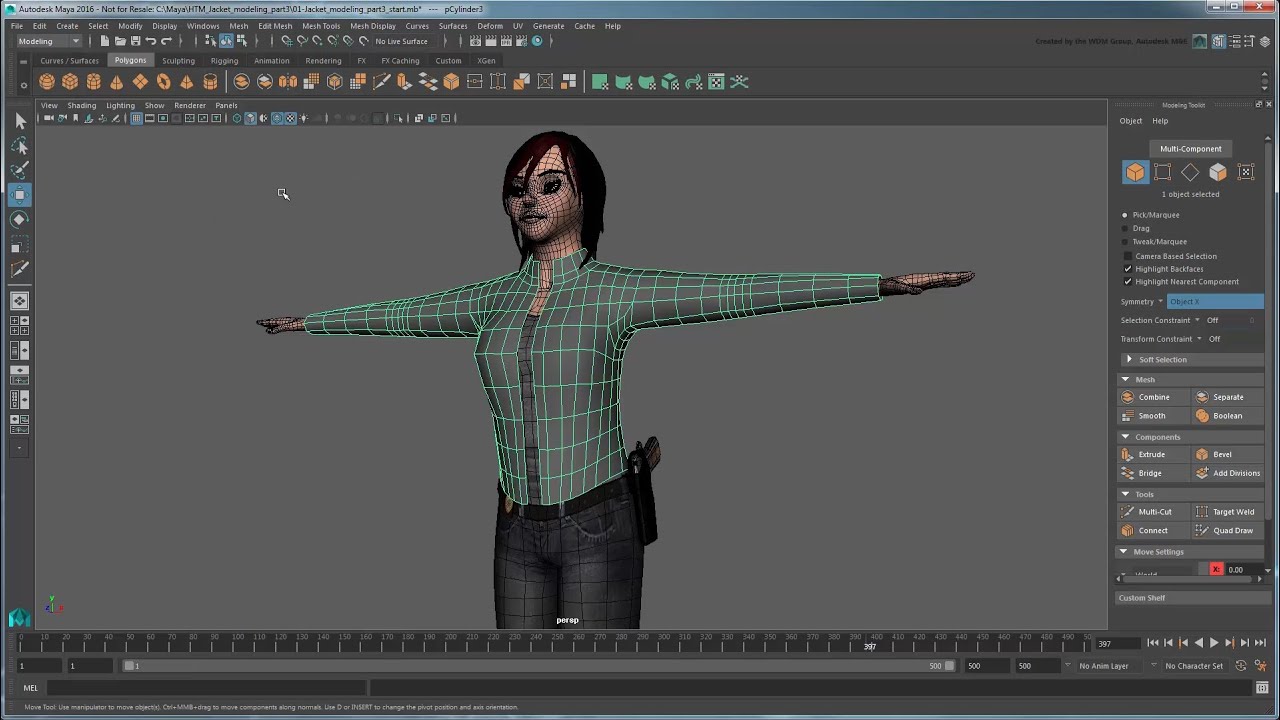 Modeling and retopologizing a jacket - Part 3: Fine-tuning shape and ...