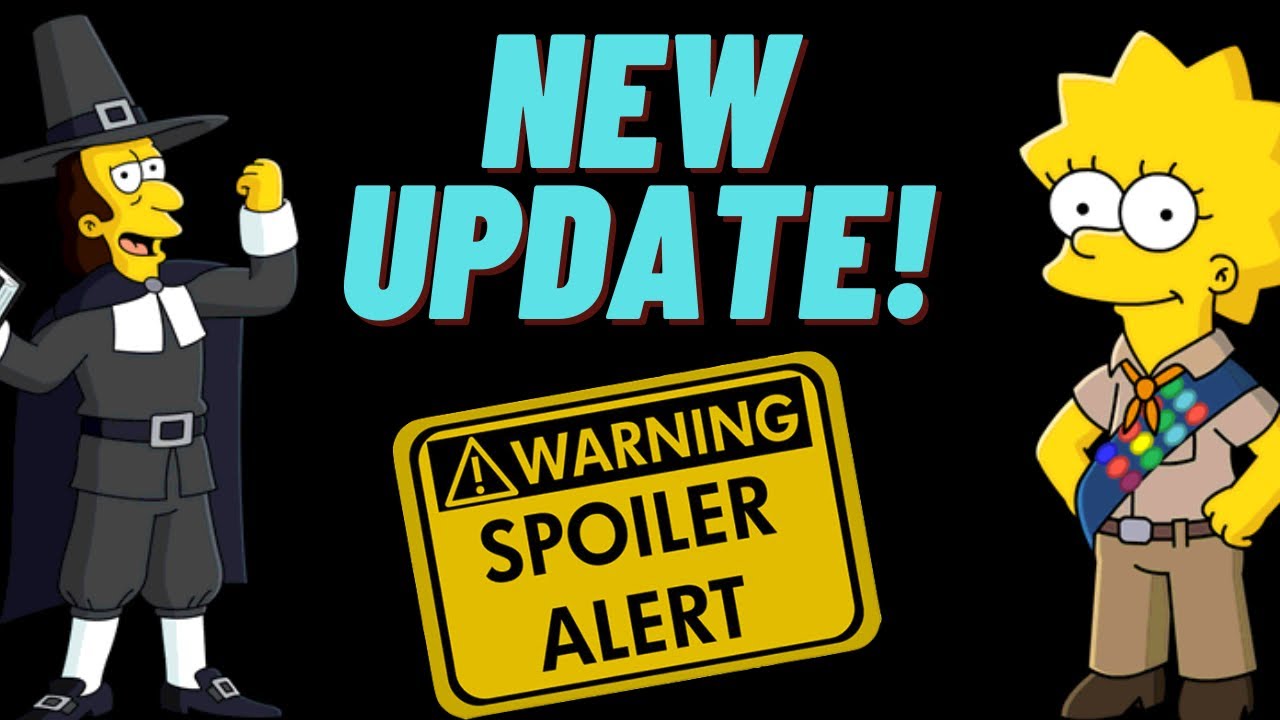 The Simpsons Tapped Out: UPDATE SPOILERS for the NEW UPDATE COMING ...