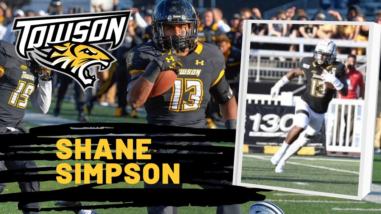 Shane Simpson, RB, Towson University | 2021 NFL Draft Prospect Official ...