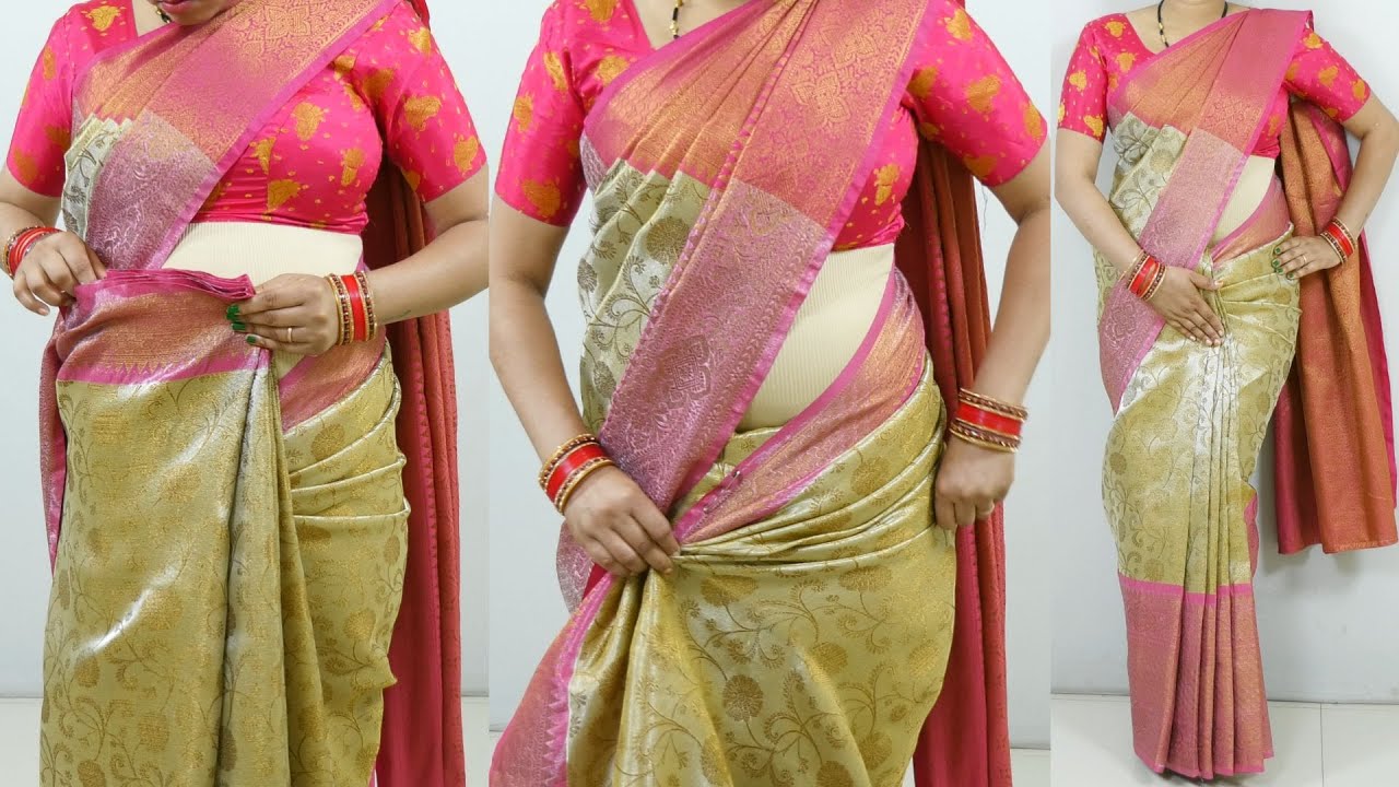 How to drape your silk saree perfectly | saree draping tips & tricks ...