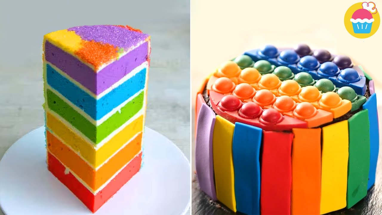Pastel Pop It | Postres Divertidos Con Temática de Arcoíris | Rainbow ...