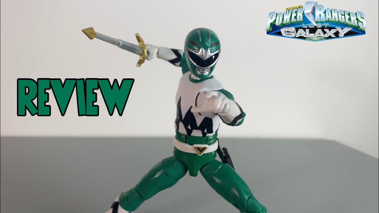 Power Rangers Lightning Collection LOST GALAXY GREEN RANGER Review # ...