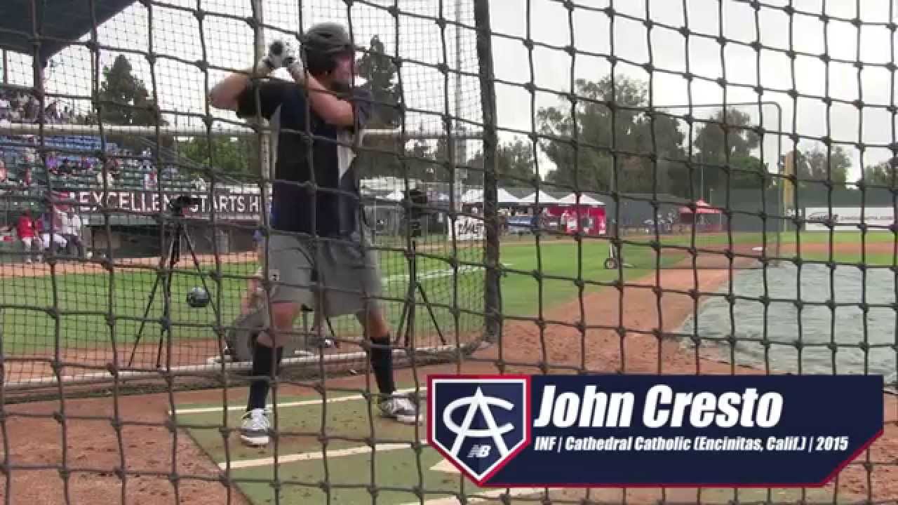 JOHN CRESTO Batting Practice | 2014 Area Code Games - YouTube