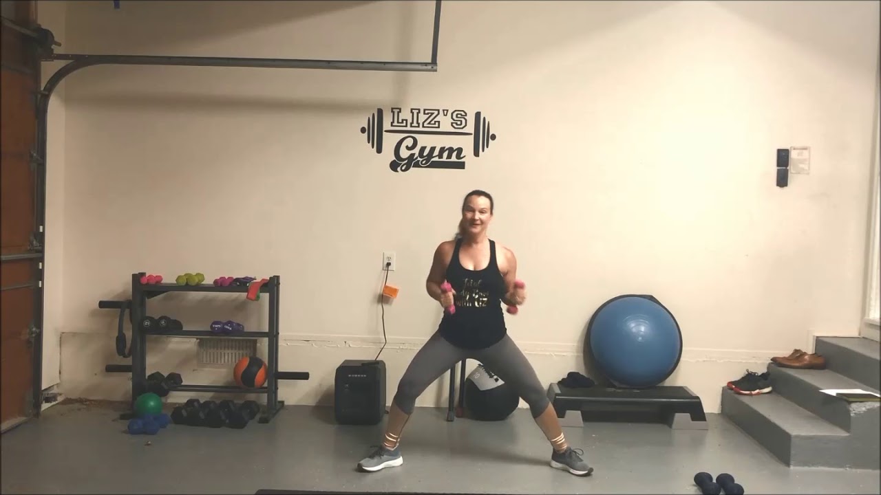Upper body light weight workout with Liz - YouTube
