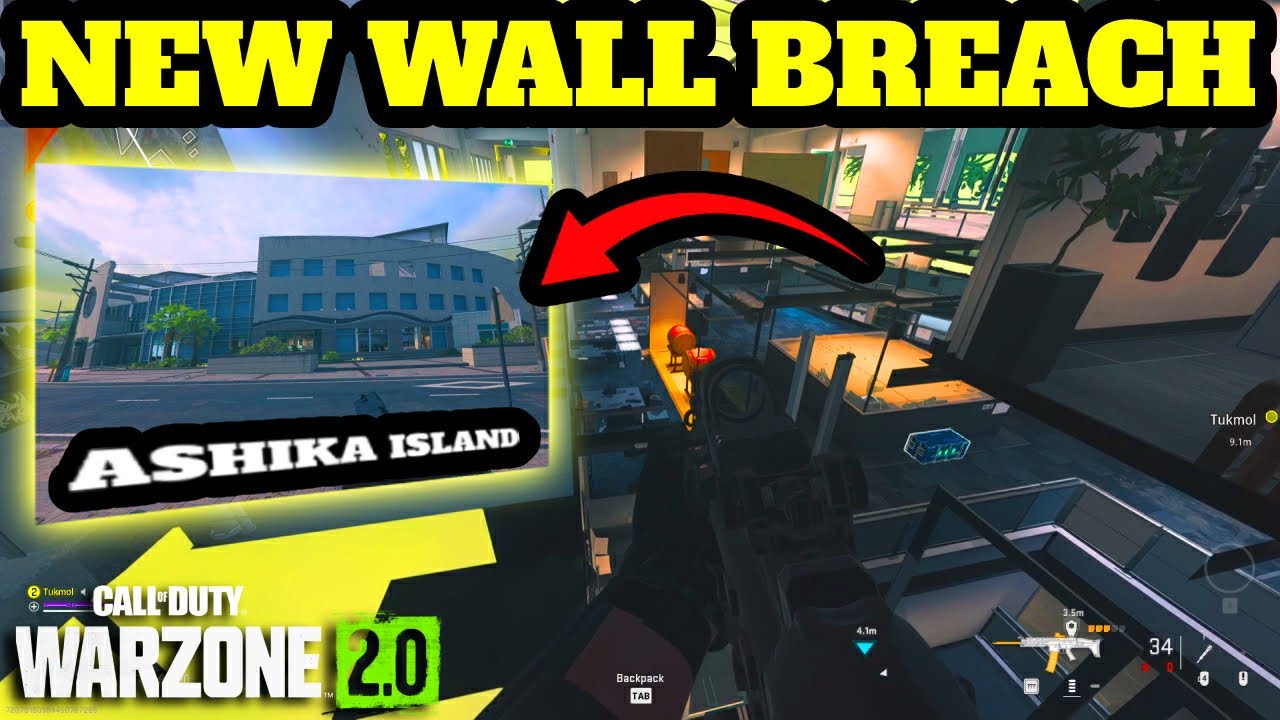 I Spent 100+ Hours New Wall Breach Glitch On Ashika Island After patch! DMZ/MW2/WARZONE 2 ...