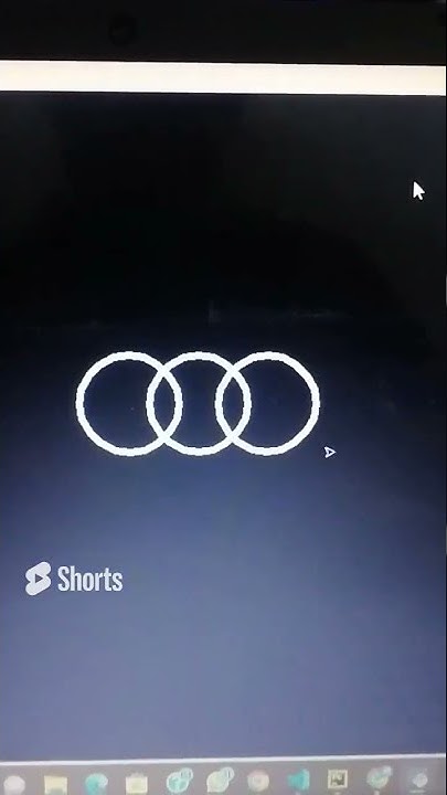 Draw Audi Logo Using Python Turtle🐢#audi #shorts #shortsfeed #pythongraphics #python # ...