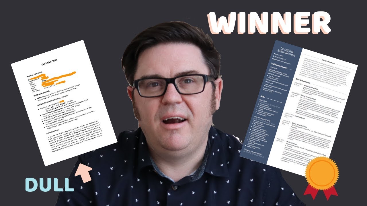 Turn A Boring CV Into A Good Looking One with VisualCV - YouTube
