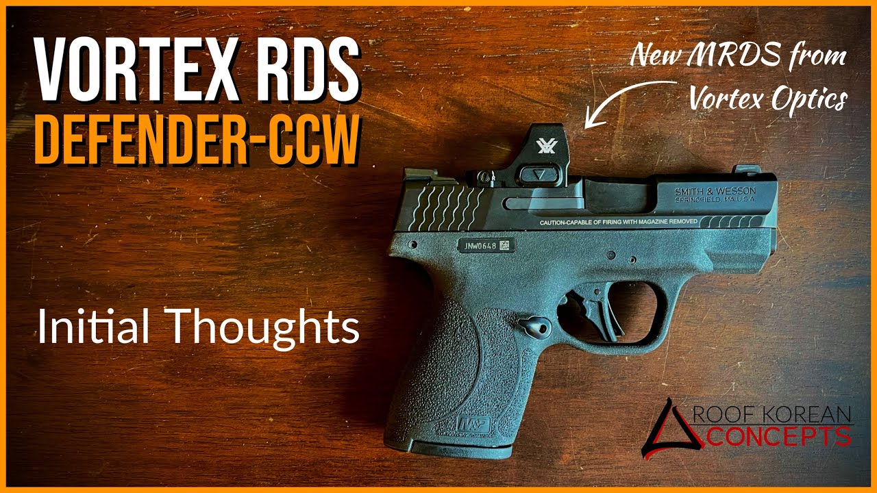New red dot from Vortex | Defender CCW | Quick overview and initial ...