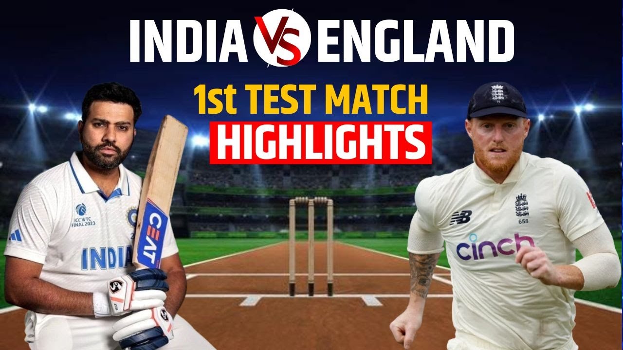 India vs England 1st Test Day 1 Match Highlights | Ind vs Eng | Cricket ...