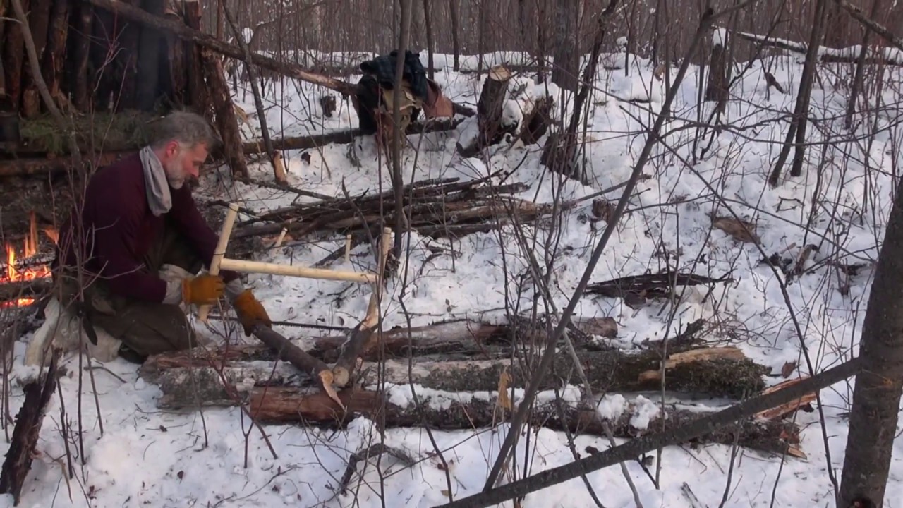 Bushcraft at its Best - Winter Camping in the Northern Forest ...
