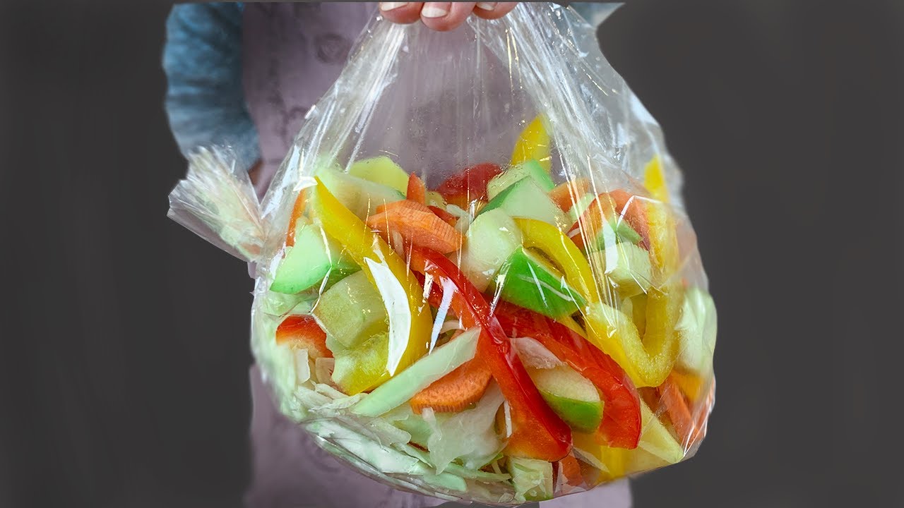 ¡Ahora ya no frío ni hiervo el repollo y las verduras! ¡Solo hago esta ...