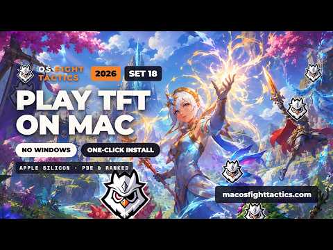 How to Play Teamfight Tactics SET 18 +  PBE on MacBook 2026  | TFT 18.1 Guide