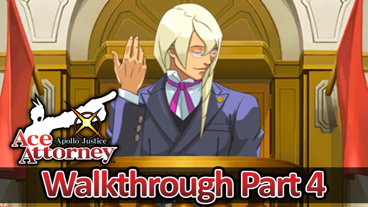 Apollo Justice: Ace Attorney 3DS Walkthrough Part 4 (HQ) No Commentary ...