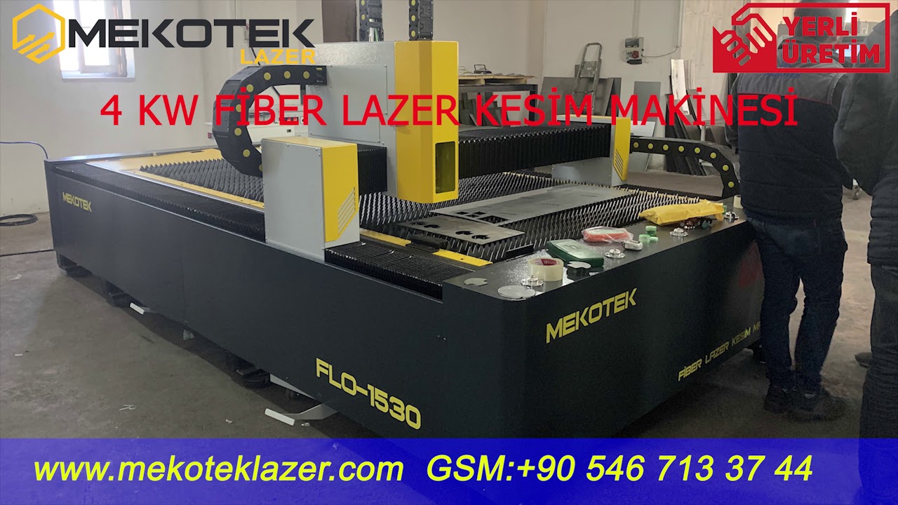 Mekotek Fiber Lazer Kesim - YouTube