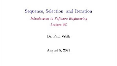 CSSE1001/7030-2021-S2 - YouTube