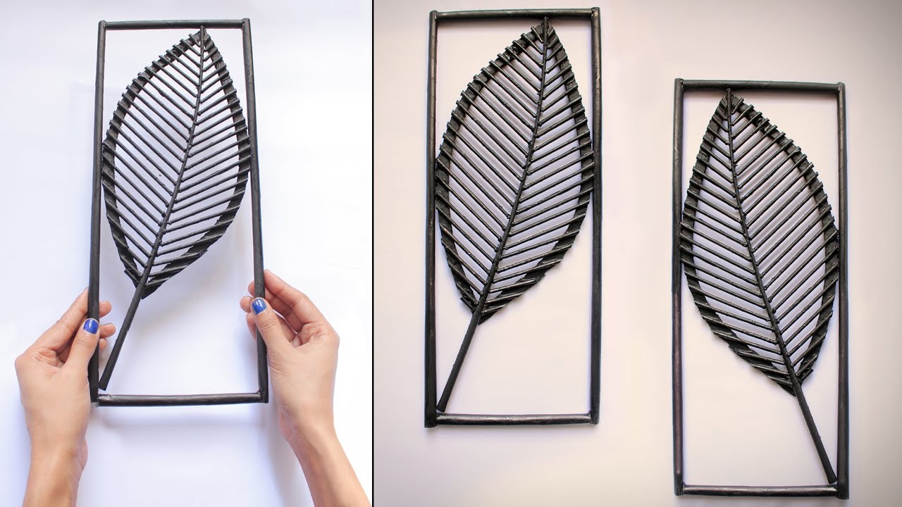 DIY Paper Wall Frame | Paper Wall Decoration Ideas | Room Decoration ...