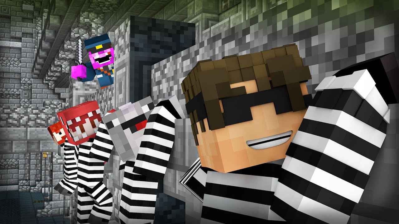 Minecraft Mini-Game: COPS N ROBBERS! (RED...WTH ARE YOU DOING?) /w ...