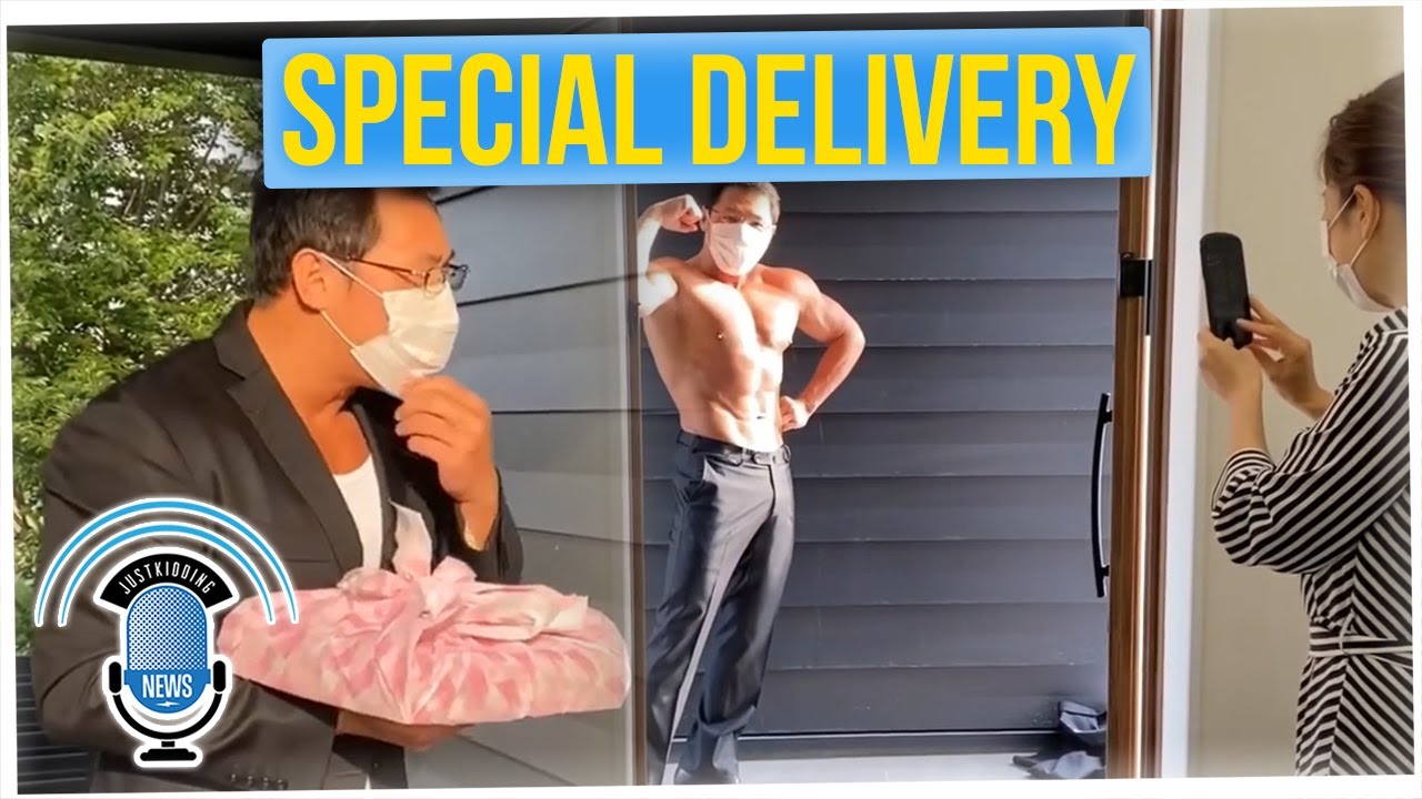 Japanese Restaurant Finds Success With “Delivery Macho” Service - YouTube