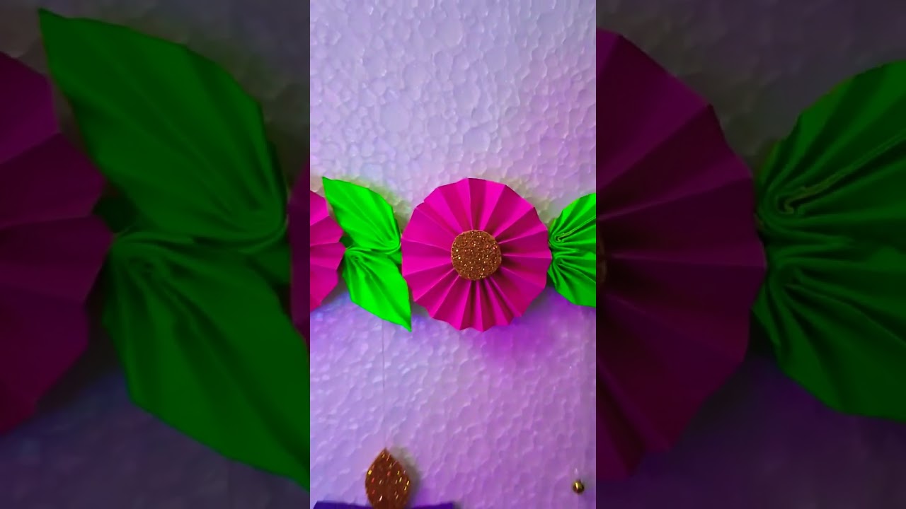 paper diya wall hanging for diwali decoration - YouTube
