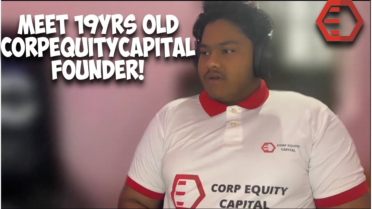 Youngest CEO of a Prop Firm |$1Million Trading Account - Corp Equity ...