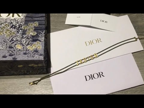 Dior chocker necklace unboxing J'adior