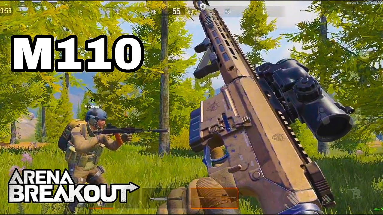 M110 | Arena Breakout - YouTube