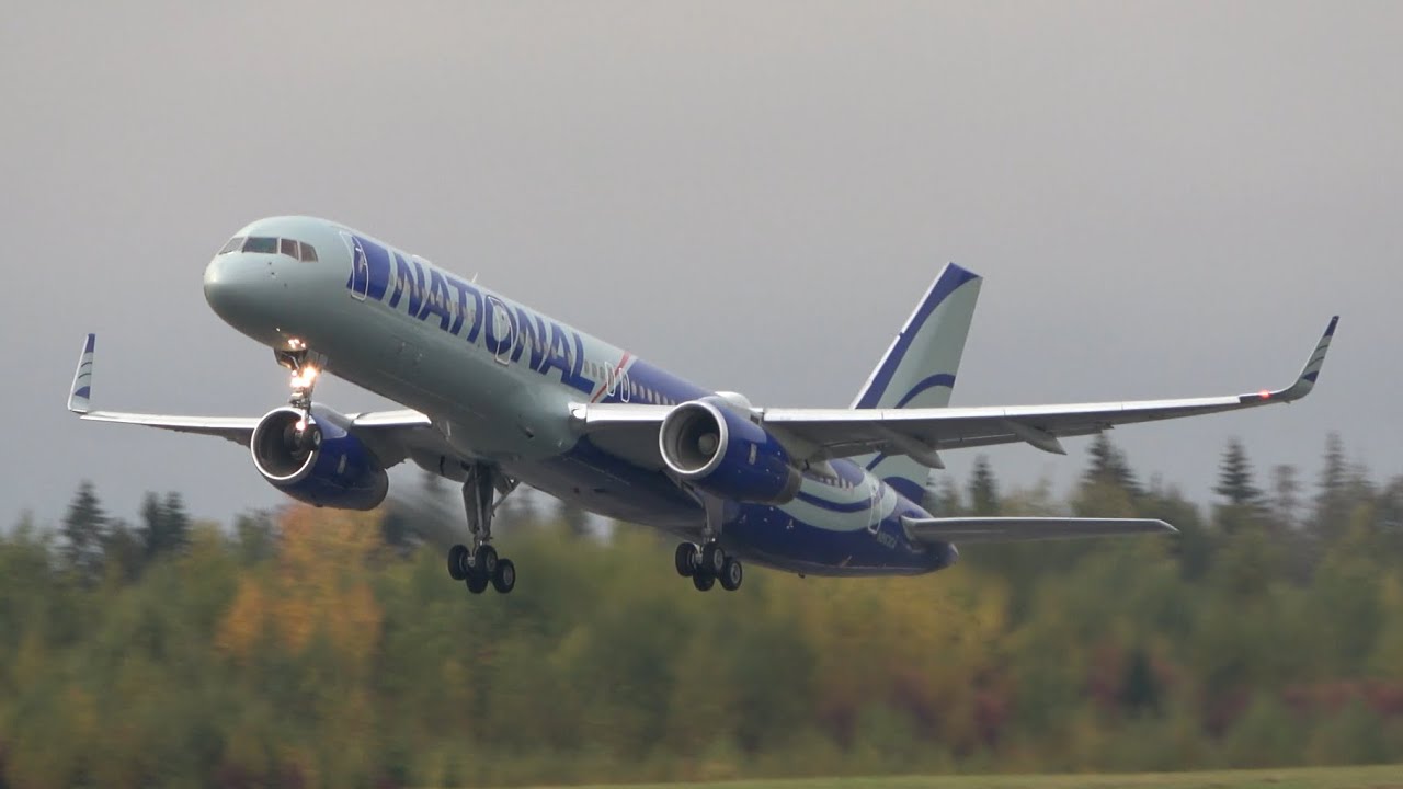 National Airlines Boeing 757-200 N963CA at Tampere-Pirkkala - YouTube