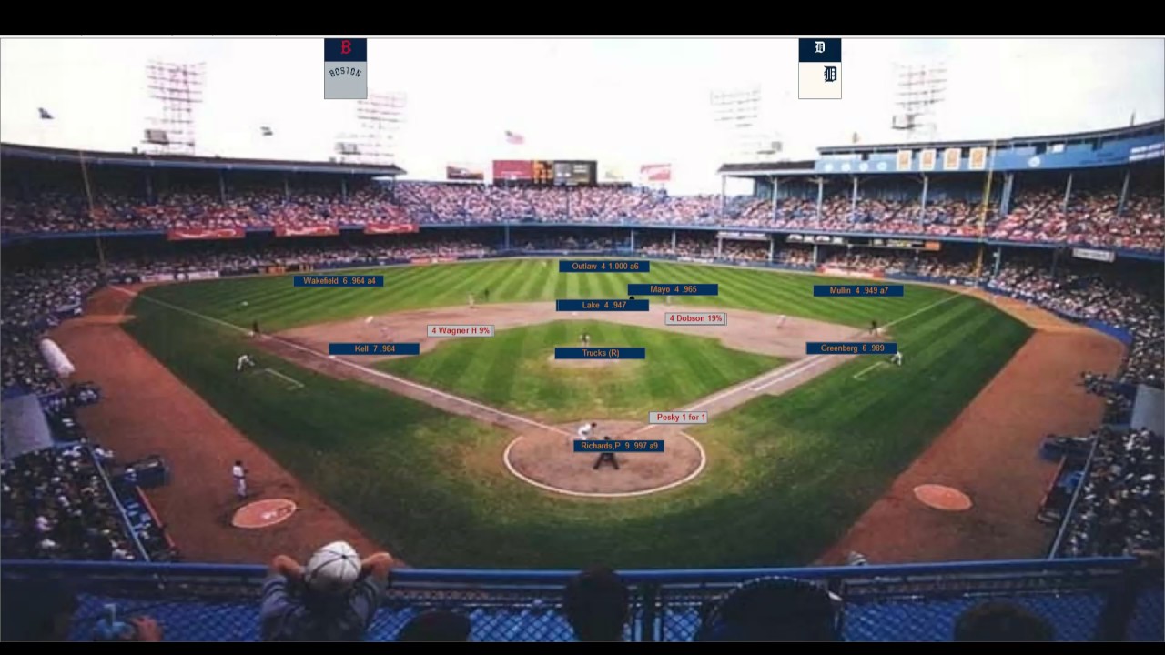 Boston Red Sox 1946 Replay: Boston at Detroit - YouTube