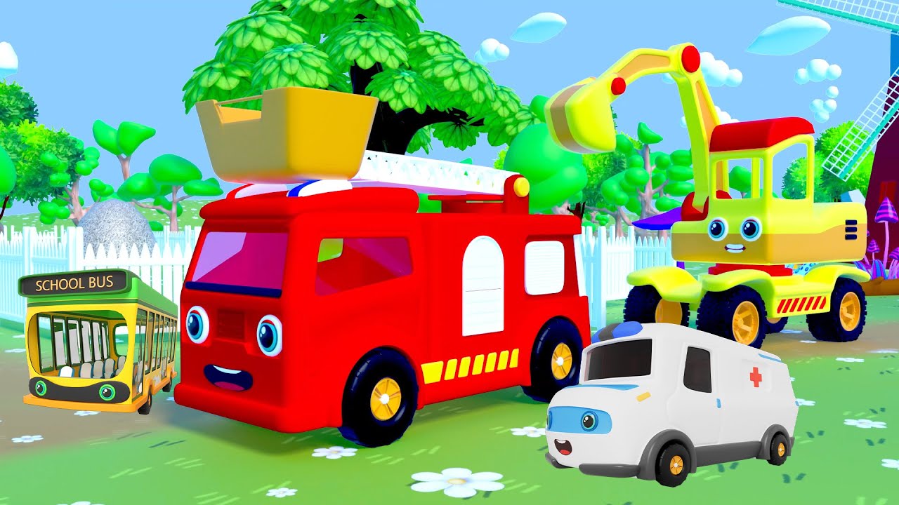 Wheels on the Bus Dance Party 2 - Fun Cars Cartoons For Kids - Nursery ...
