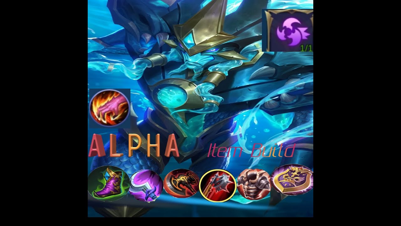AGGRESSIVE ALPHA BEST ITEM BUILD - YouTube