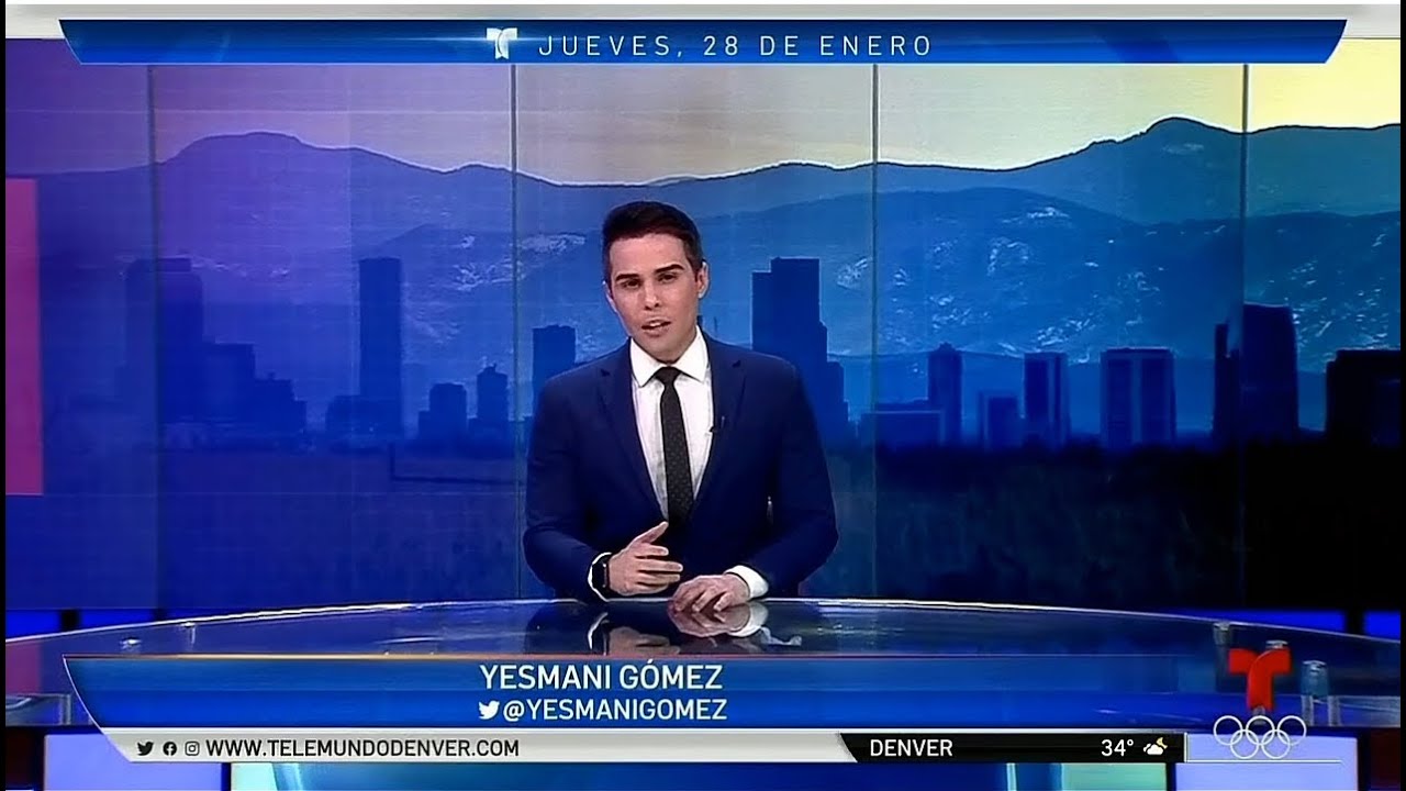 KDEN - Noticiero Telemundo Denver 10:00 PM Open and Montage (January 28 ...