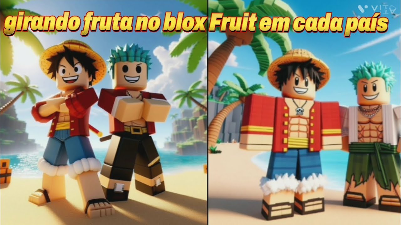GIRANDO FRUTA E CADA PAIS NO BLOX FRUIT (luffy code) - YouTube