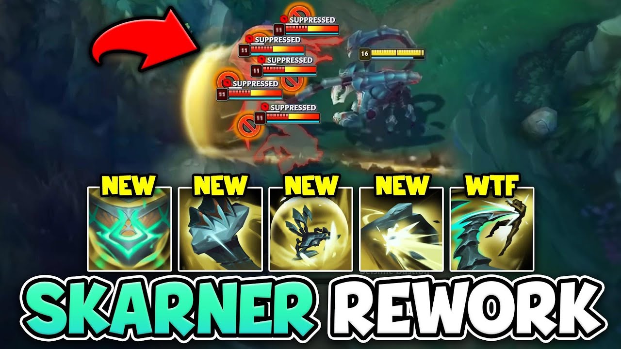 WE PLAYED THE NEW SKARNER REWORK AND WOW IS IT FUN! (ALL NEW ABILITIES ...