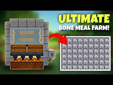 Best Bone Meal Farm in Minecraft 1.21 | Easy Tutorial - YouTube