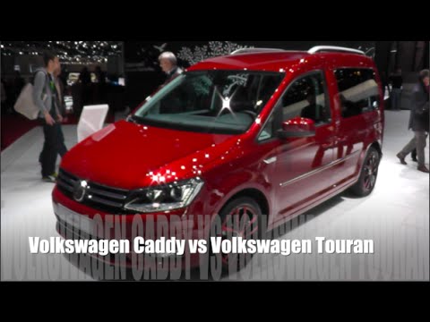 Volkswagen Caddy 2015 vs Volkswagen Touran 2015 - YouTube