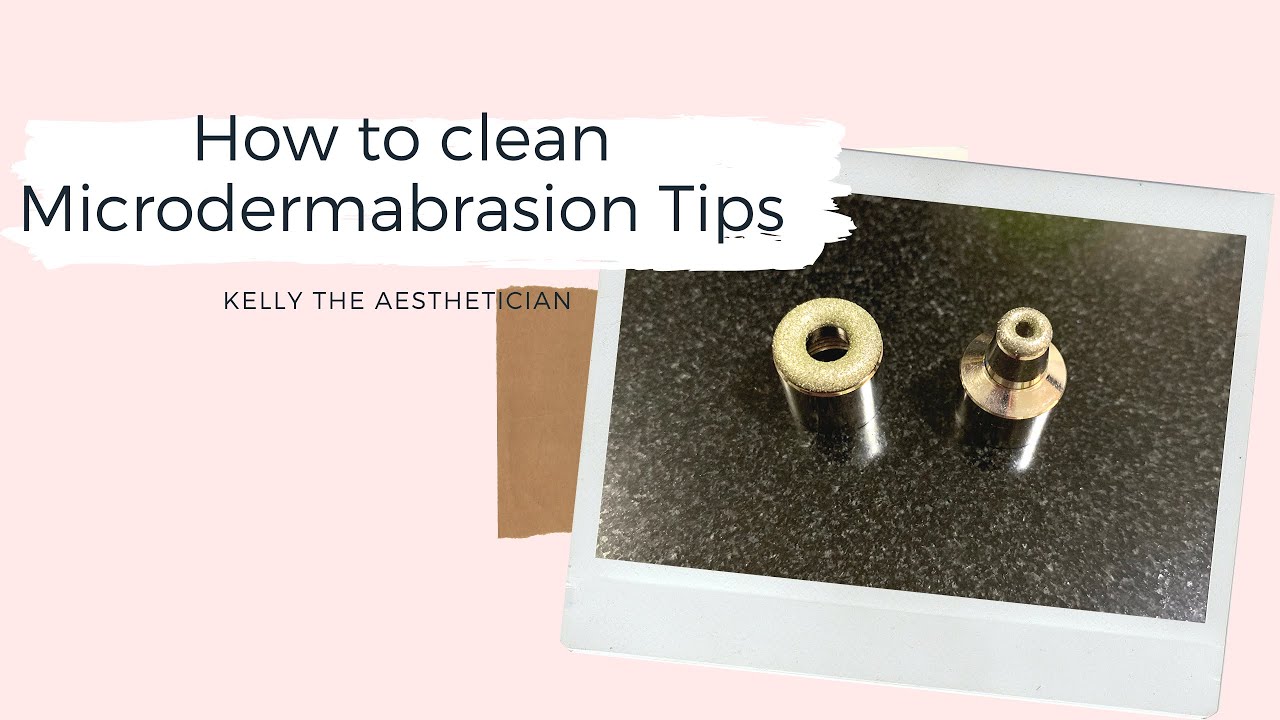 How To Clean Microdermabrasion / Diamond Peel Tips - YouTube