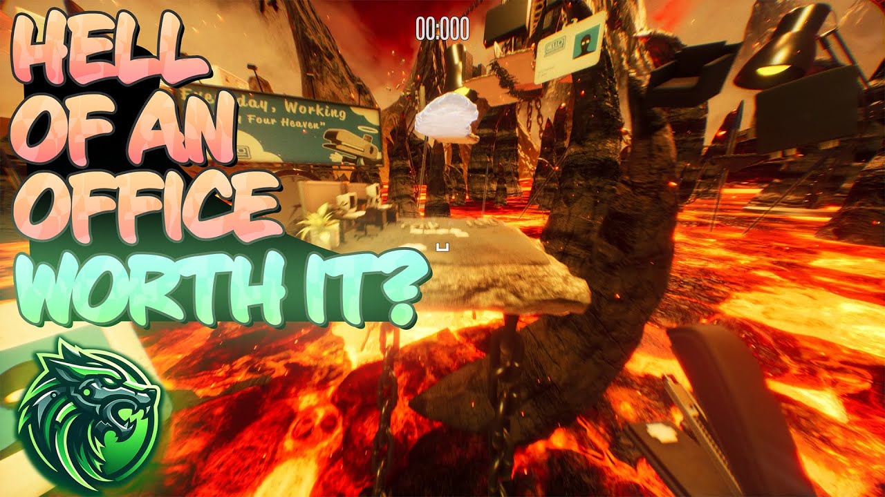 HELL OF AN OFFICE - Speed Running in Hell (Game Review) - YouTube