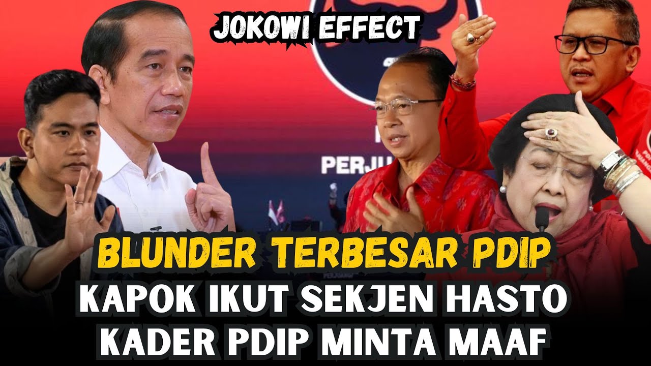 JOKOWI DAN GIBRAN BIKIN PDIP MAKIN TENGGELAM!!! - YouTube