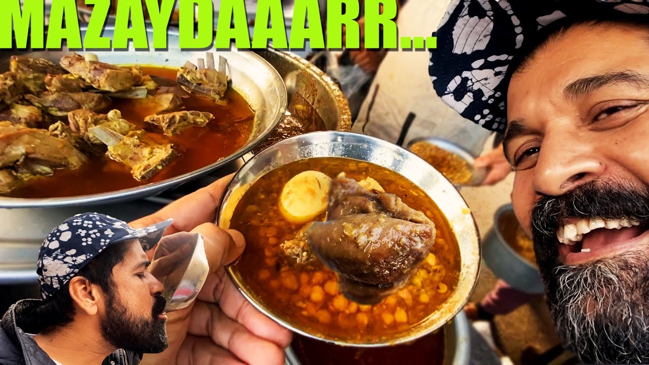 MUTTON SPECIALIST | Saleem Butt mutton channay | Iqbal tea stall ...